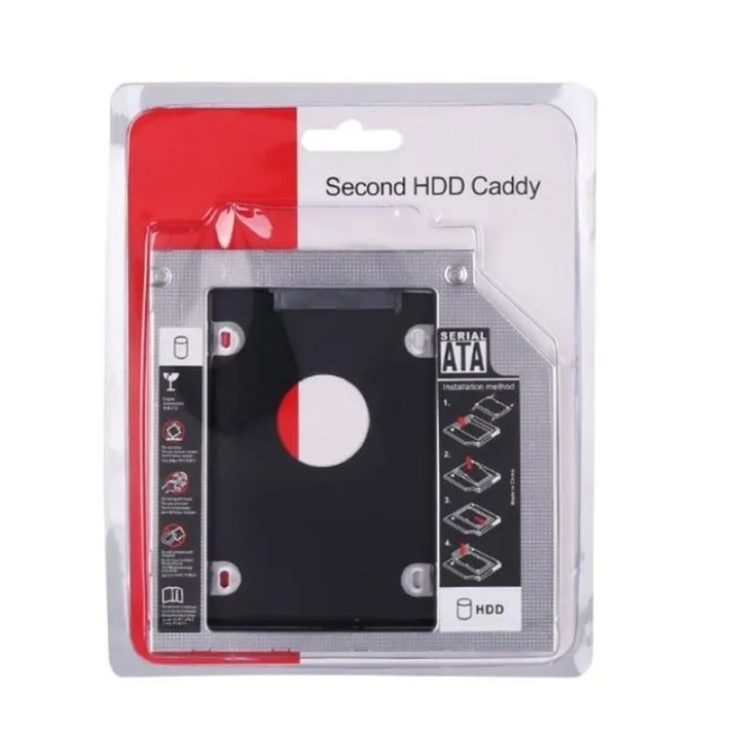 Jual casing universal hardisk HDD SSD cady caddy 2.5 inch 9.5 mm dan 12 ...