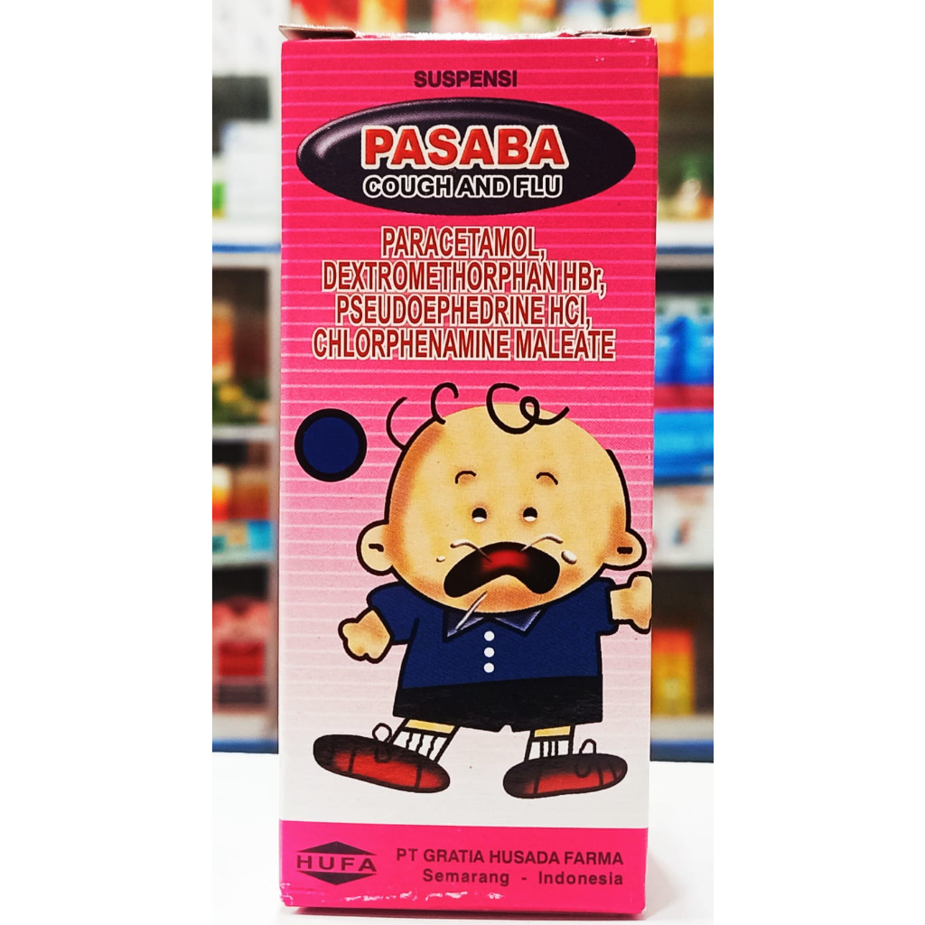 Jual Pasaba 𝐂𝐨𝐮𝐠𝐡 𝐀𝐧𝐝 𝐅𝐥𝐮 𝐒𝐢𝐫𝐮𝐩 𝟔𝟎𝐌𝐋 - Meredakan Demam, Batuk dan Pilek ...