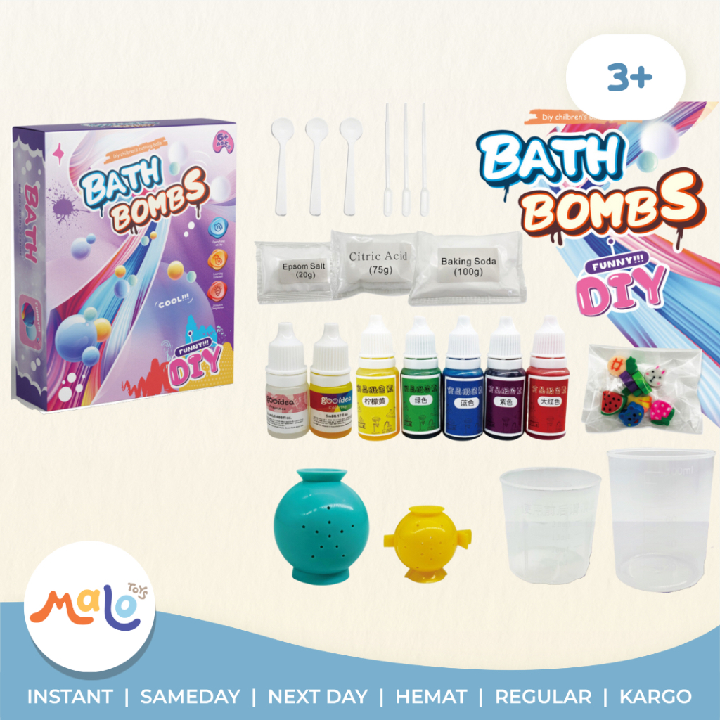 Jual MALOTOYS - DIY Bath Bombs Bubble Mandi Shower Bath Bomb Toy Mainan ...
