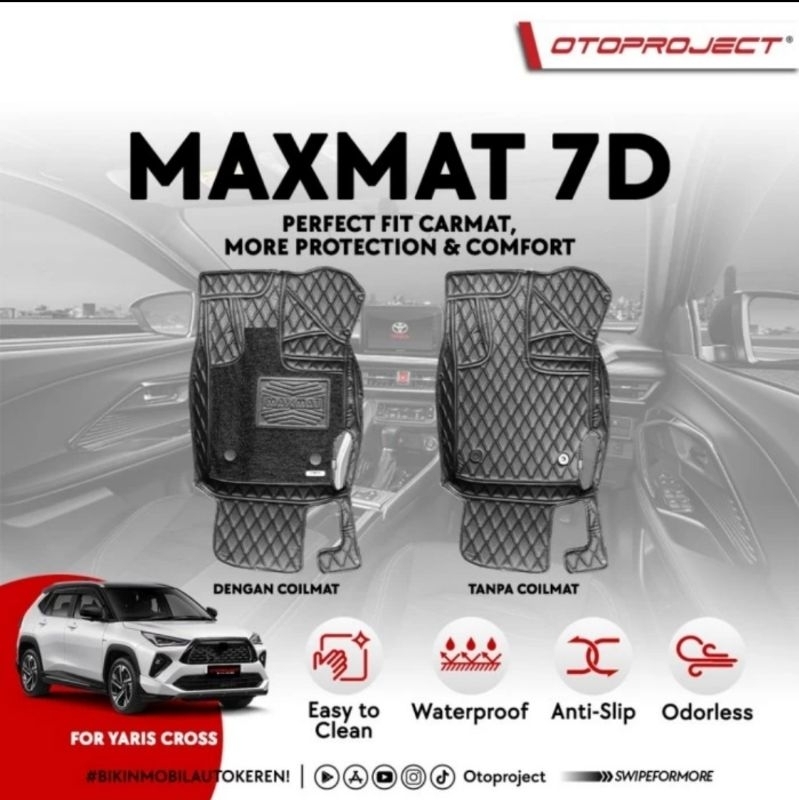 Jual Karpet maxmat 7D Otoproject Yaris Cross Full Bagasi + Coil READY ...