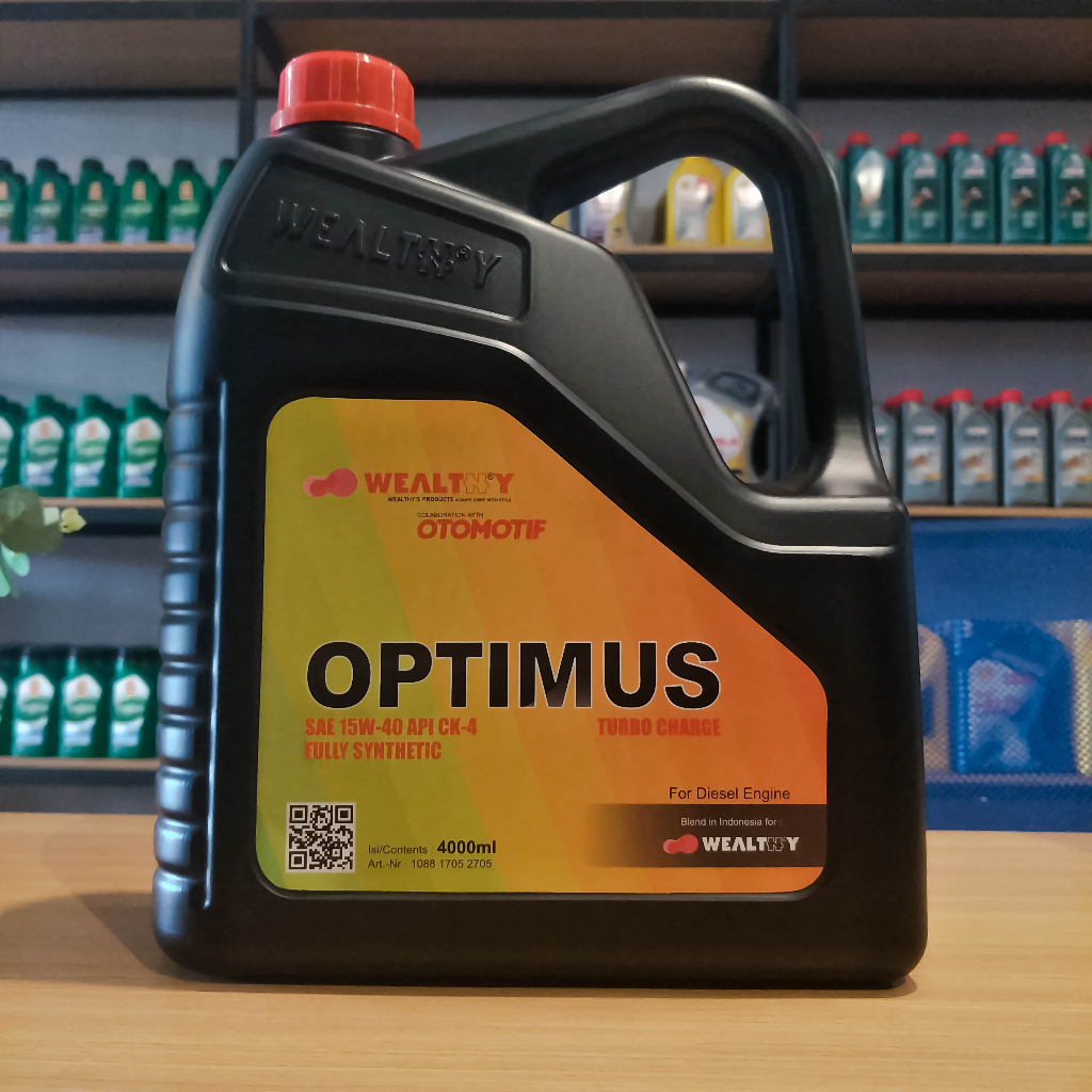 Jual Optimus 15W-40 API CK 4 Liter | Shopee Indonesia