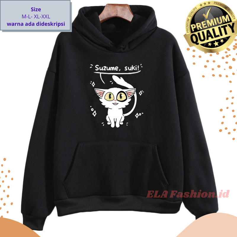 Jual Hoodie Thai Suki Anime Suzume No Tojimari Daijin | Shopee Indonesia