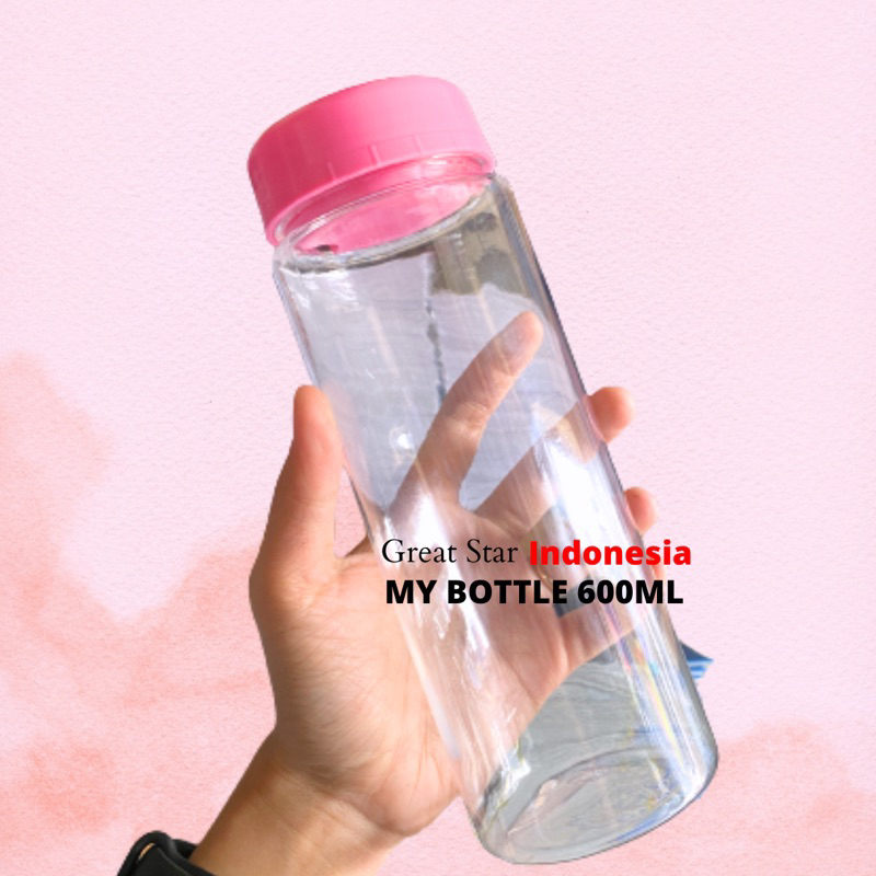 Jual BOTOL POLOS/MY BOTTLE POLOS 600 ML !!! (NO POUNCH)siap cetak ...