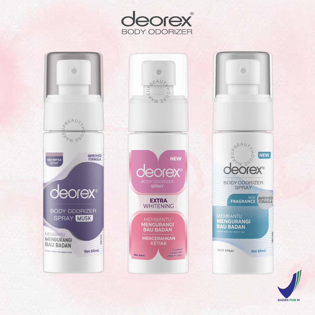 Jual DEOREX Body Odorizer Spray 60 Ml / Deodorant - Penghilang Bau ...