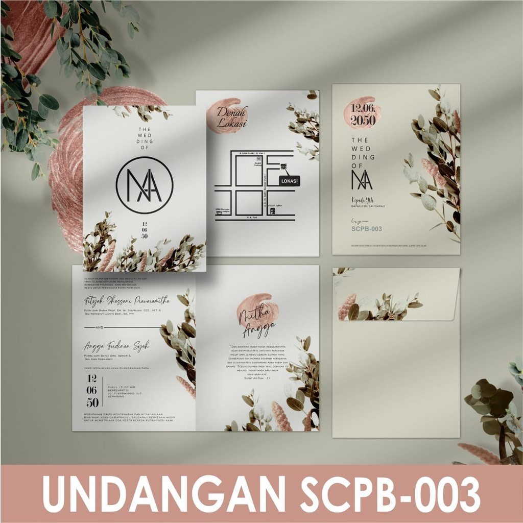 Jual Griya Blangko SCPB 003 | Blangko Undangan | Undangan Murah ...