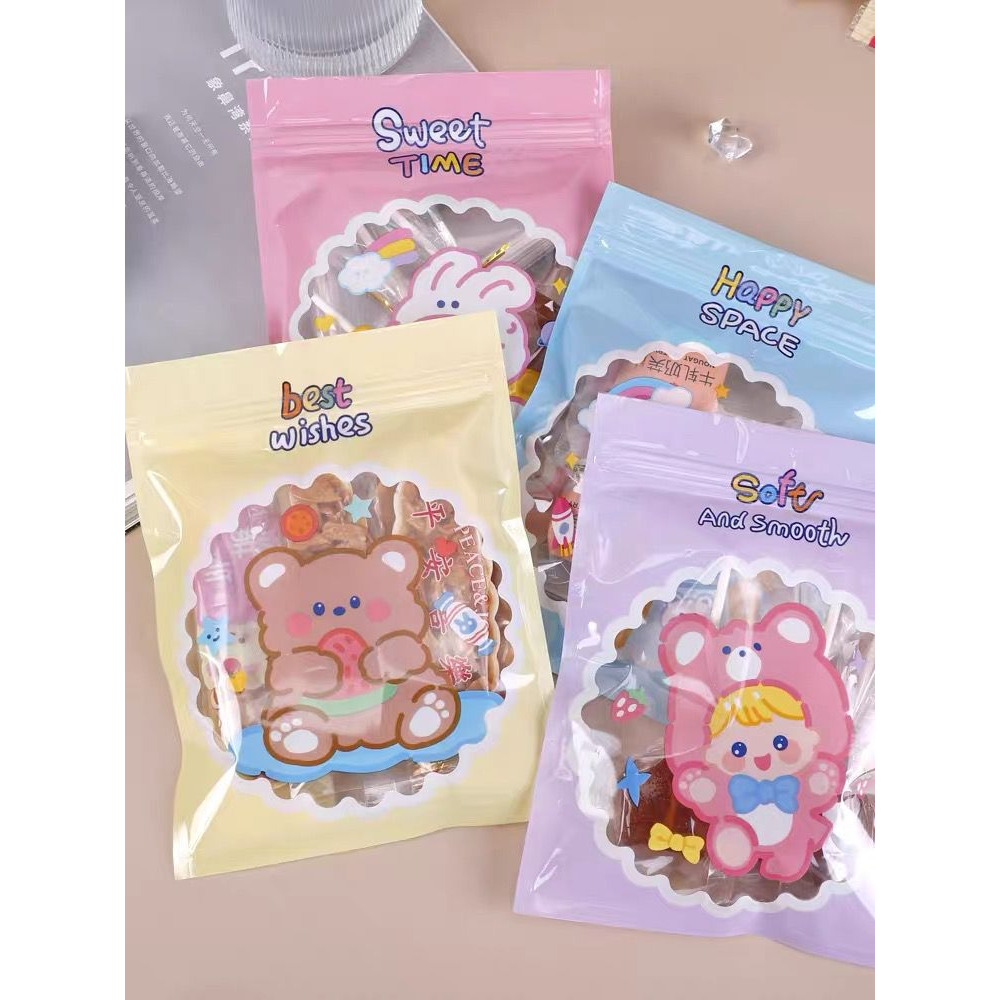 Jual Plastik Ziplock / Plastik Zipper Pouch Snack / Plastik Klip Lucu ...