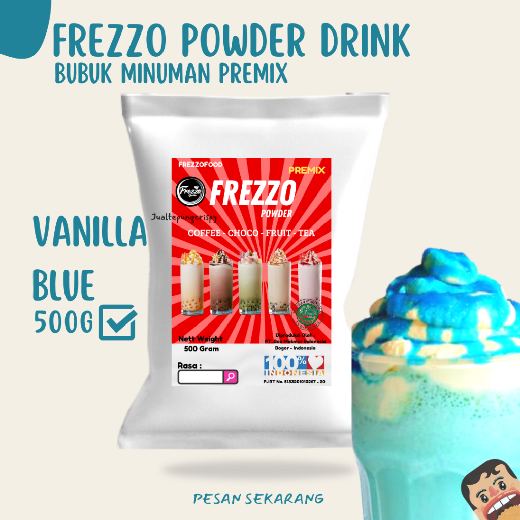 Jual 500 Gram Bubuk Minuman Frezzo Varian Buah / Frezzo Powder Drink ...