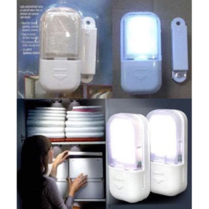Jual TA-Lampu Lemari Otomatis LED Automatic Closet Light | Shopee Indonesia