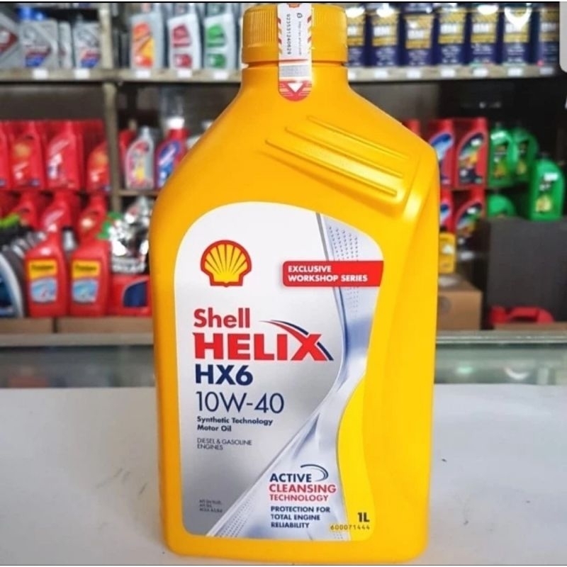Jual Oli Shell Helix HX6 10w-40 1 liter | Shopee Indonesia