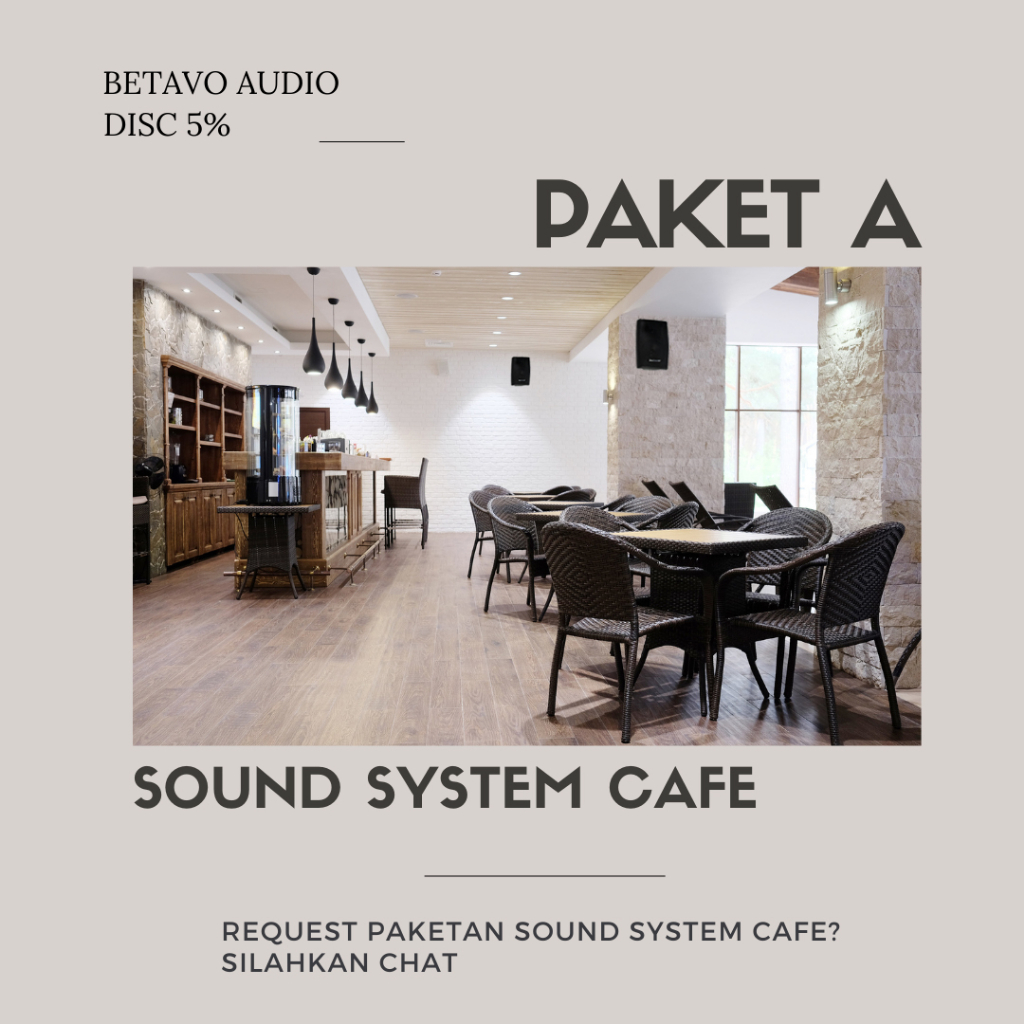 Jual Betavo Audio Sound System Cafe Paket A | Shopee Indonesia