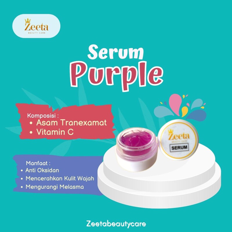 Jual zeeta serum jelly ungu | Shopee Indonesia
