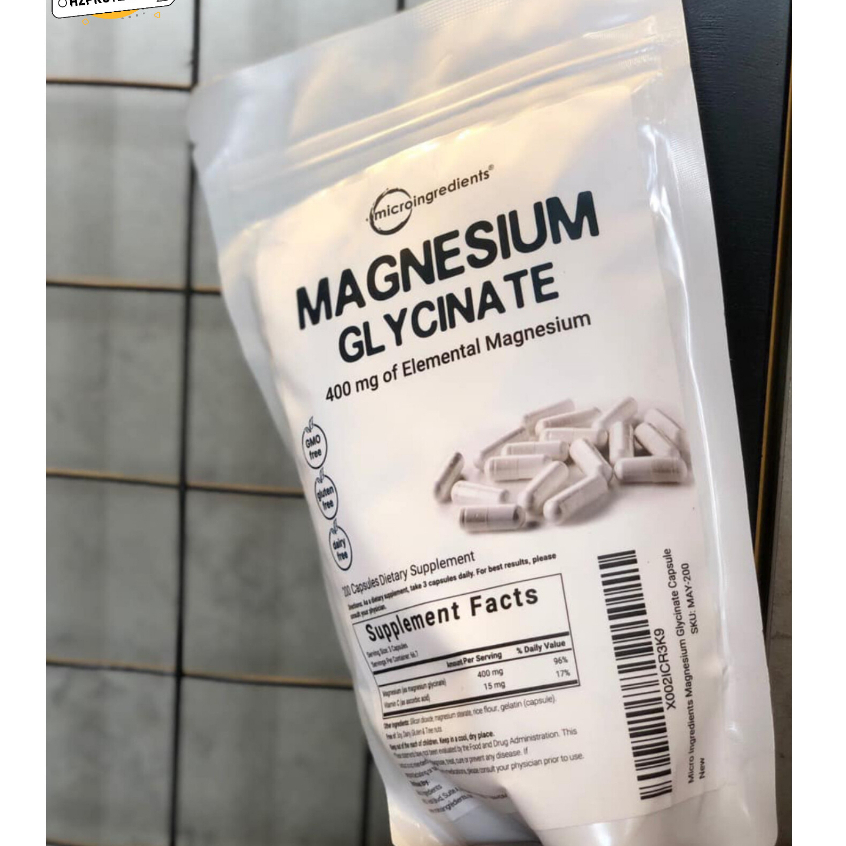 Jual PROMO MICROINGREDIENTS MAGNESIUM GLYCINATE 450MG OF ELEMENTAL ...