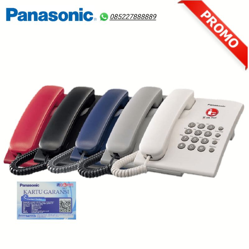 Jual Telepon Panasonic KX-TS505 / KX-TS505MX Garansi Resmi IT-Comm | Shopee Indonesia