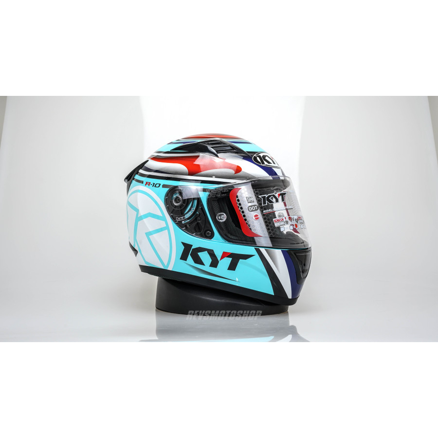Jual KYT R10 AQUA | Shopee Indonesia