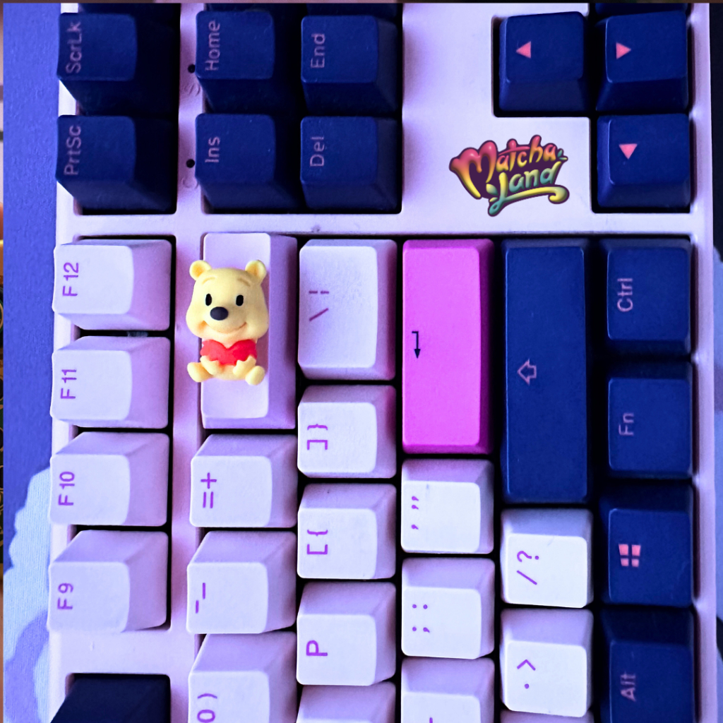 Jual Cute Pooh Disney Shift Keycaps Mechanical Keyboard, artisan custom ...