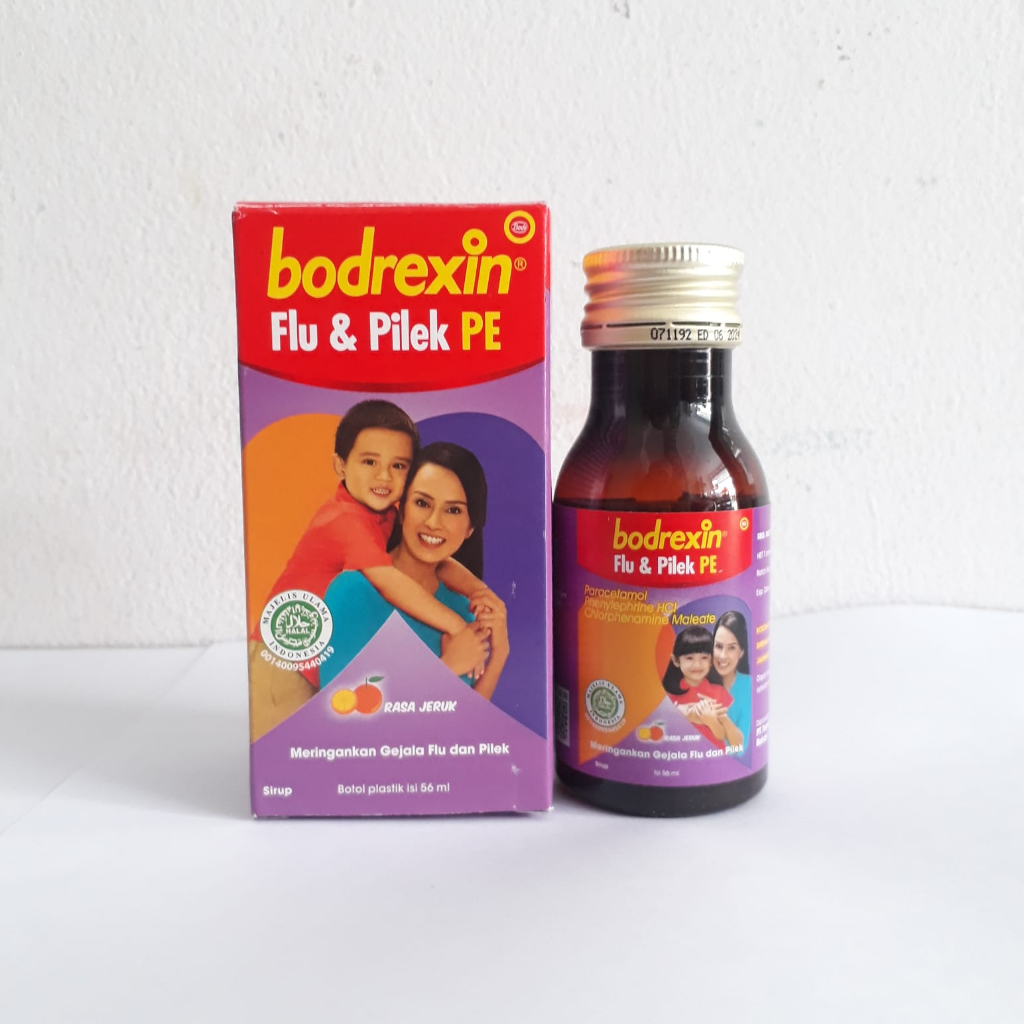 Jual Bodrexin Syrup Flu & Pilek PE Rasa Jeruk 56 mL | Shopee Indonesia