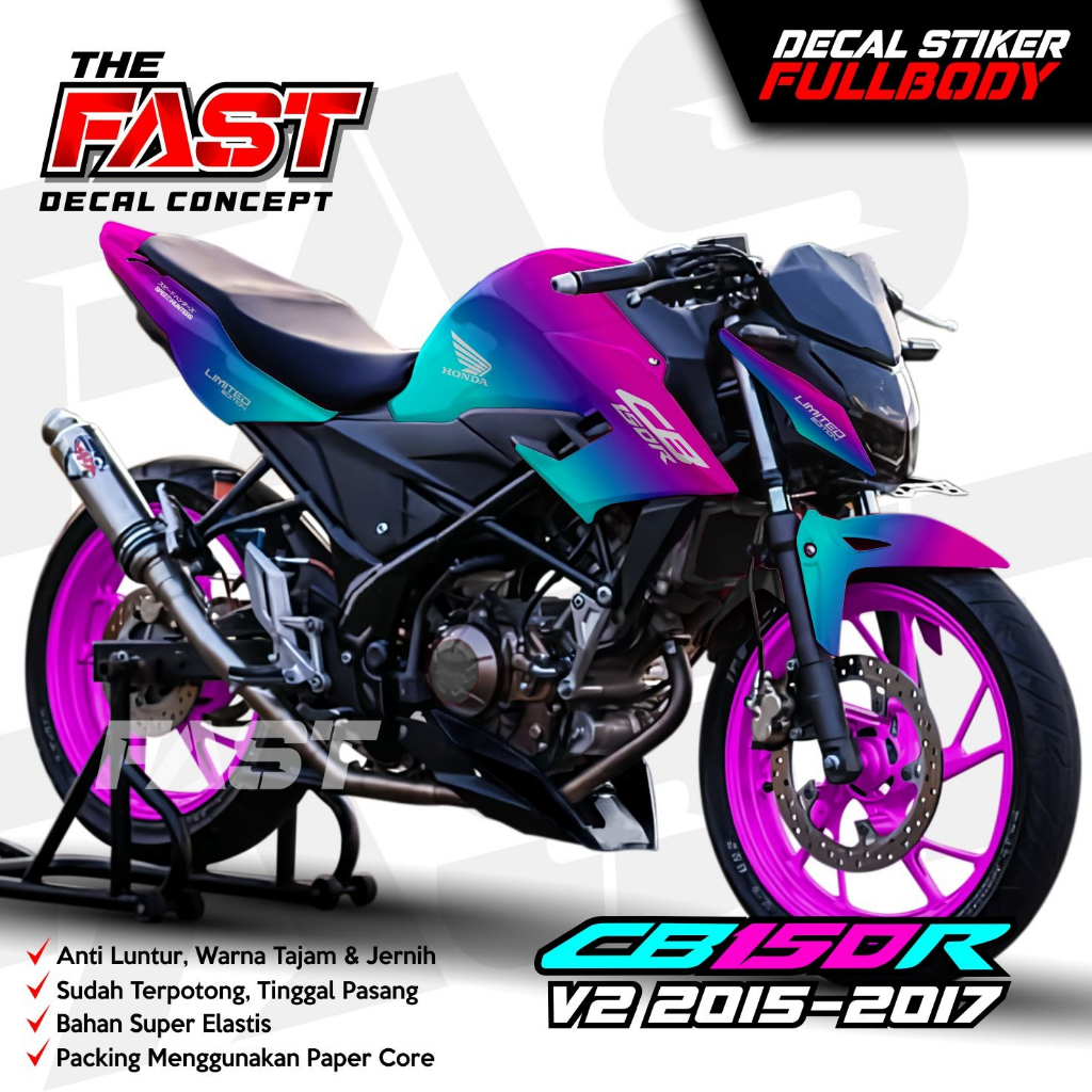 Jual Stiker Bunglon Decal Sticker Full Body CB150R New 2016 2017 2019 ...