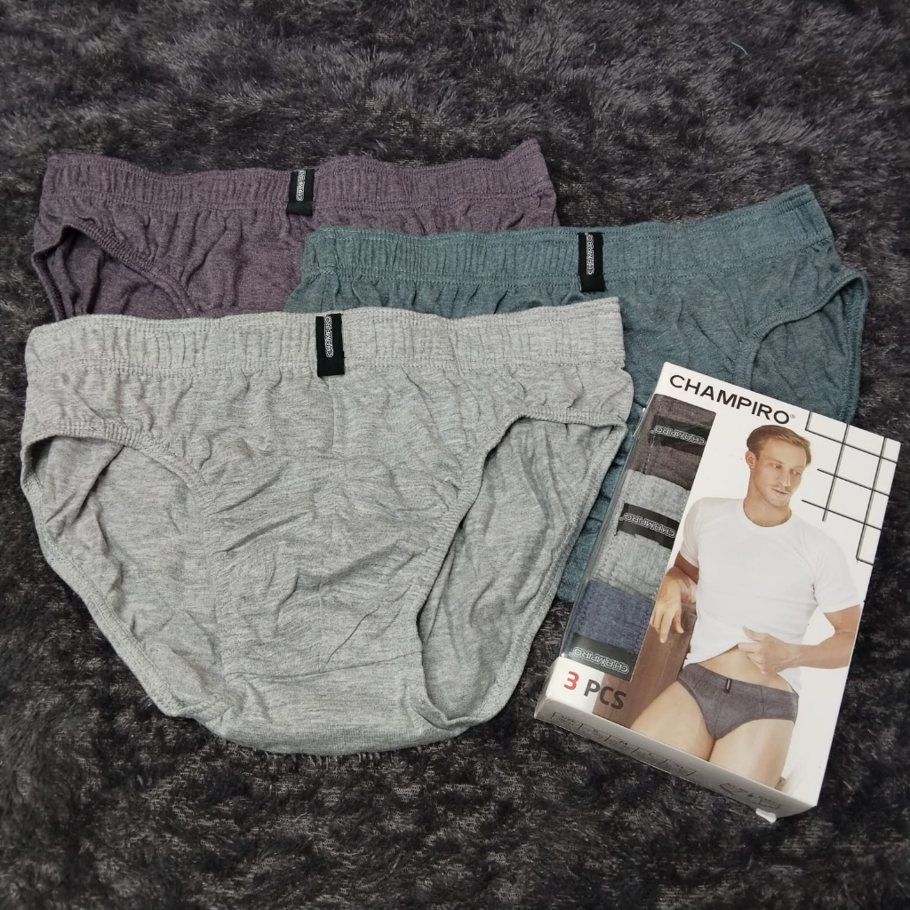 Jual Celana Dalam Champiro (1 Box Isi 3 Pcs) / Celana Dalam Pria / Cd Sempak / Sempak Pria Best ...