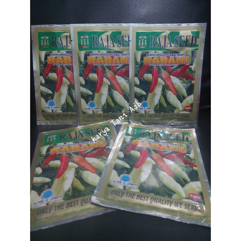 Jual Benih Bibit Cabe RABANI 10gr Raja Seed (Exp 24 Juli 2024) | Shopee ...