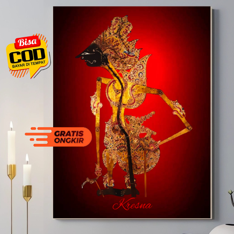 Jual Poster Wayang Kulit Duryudana Untuk Hiasan Dinding Atau Wall Dekor ...