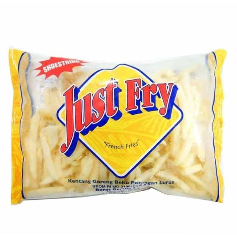 Jual Just Fry French Fries Shoestring | Kentang Goreng Frozen || Berat Bersih 450gr | Shopee ...