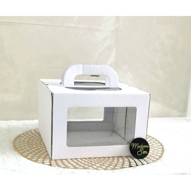 Jual GABLE BOX JINJING - KOTAK KUE TART - DUS BOLU 22x22x15 - MS-T - WK ...