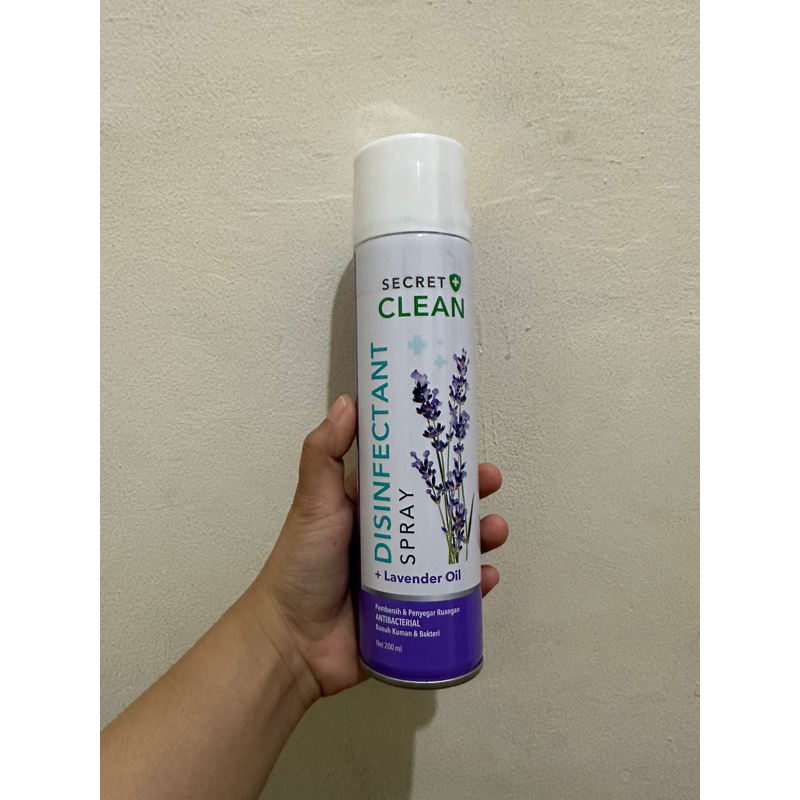 Jual Secret Clean Disinfectant Spray Lavender | Shopee Indonesia