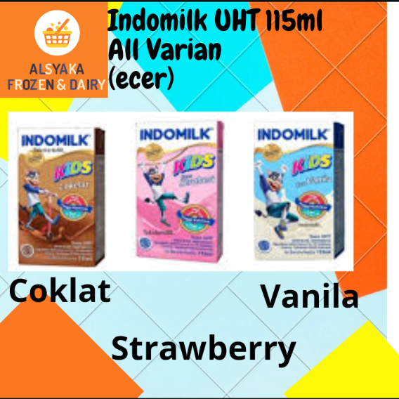 Jual Indomilk Susu UHT 115ml All Varian (Ecer) | Shopee Indonesia