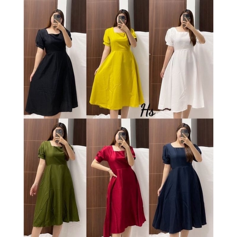 Jual COD / DRESS WANITA/PARTY PESTA/SIMPLE ELEGANT DRESS/DRESS KEKINIAN ...
