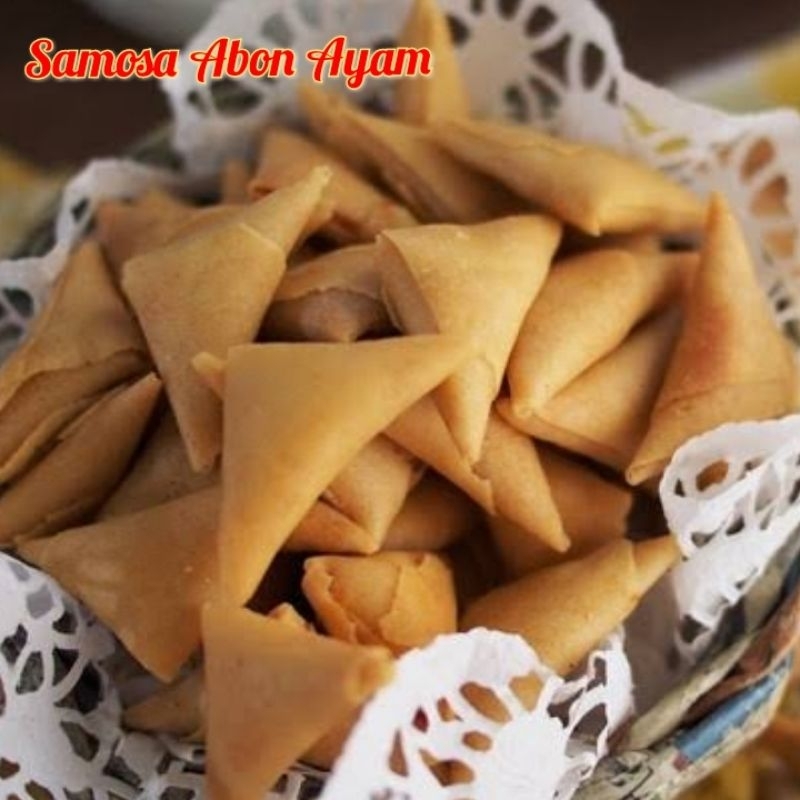 Jual Pastel Samosa Abon Udang 500 Gram / Kue kering Segitiga | Shopee ...
