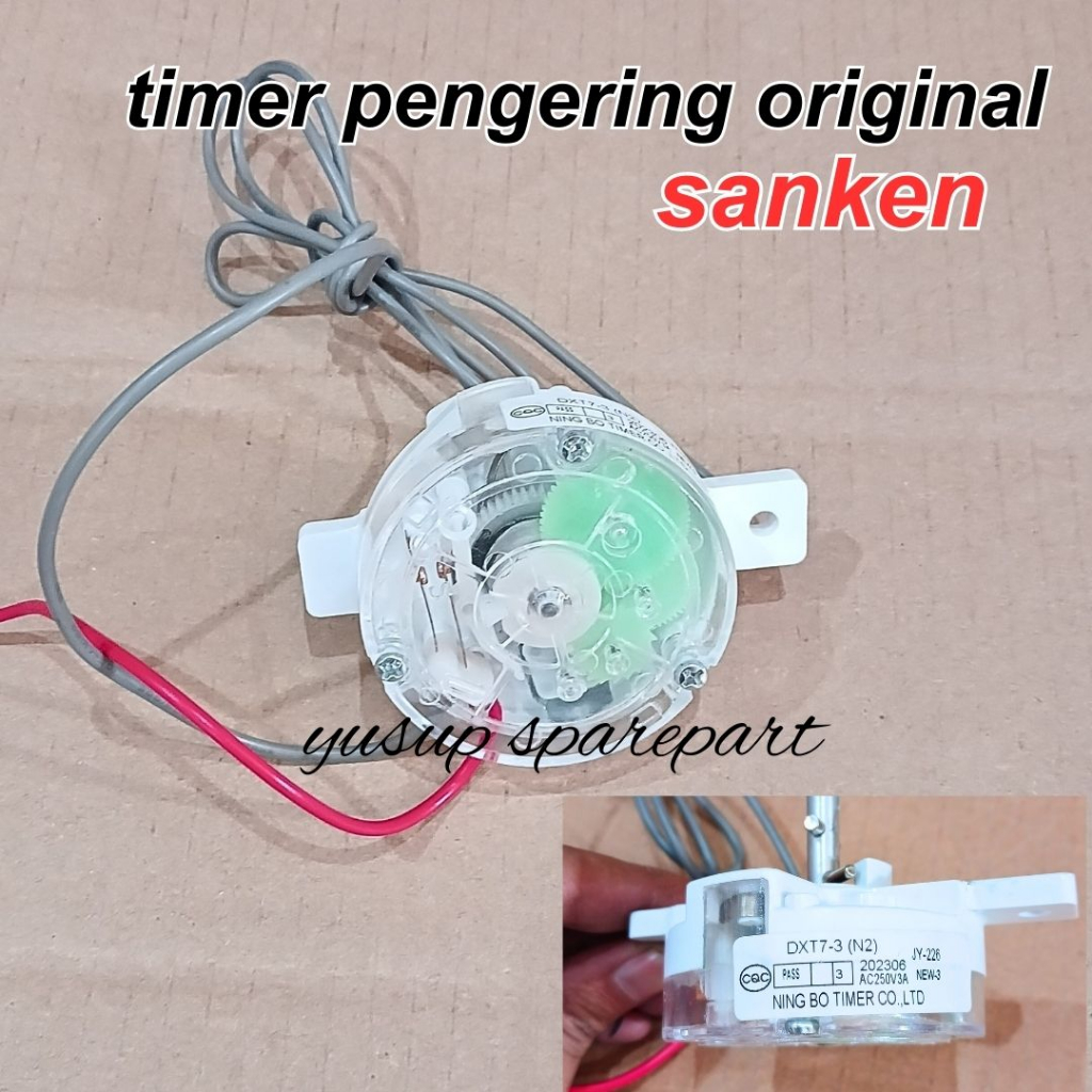 Jual TIMER MESIN CUCI 2 TABUNG PENGERING SANKEN ORIGINAL | Shopee Indonesia