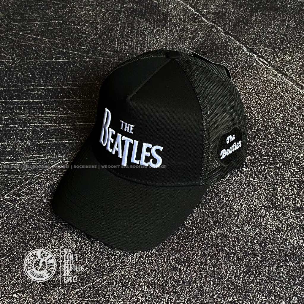 Jual THE BEATLES - DROP T LOGO & APPLE Trucker Cap Original | Shopee ...