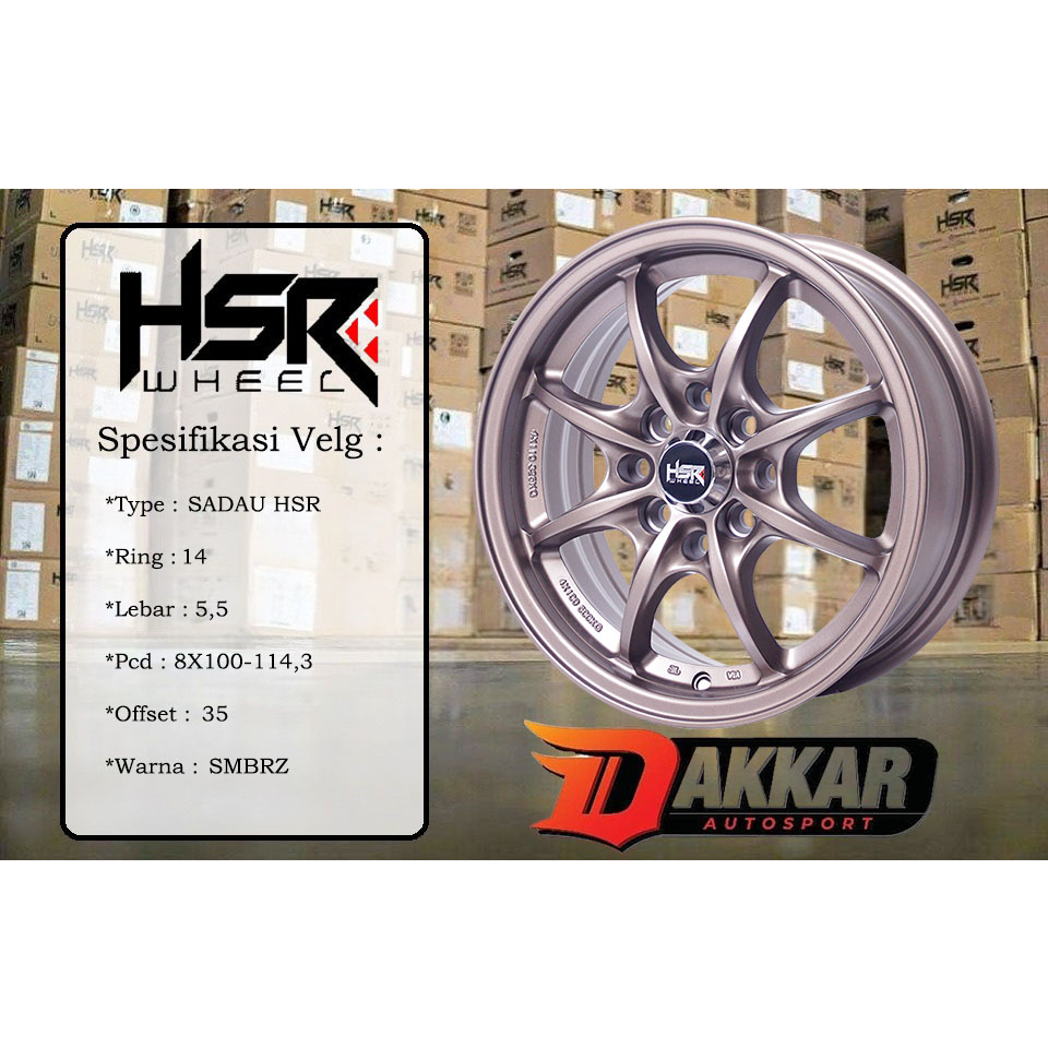 Jual velg ukuran standar brio ring 14 lebar 5,5 pnp agya calya avanza ...