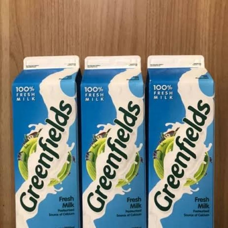 Jual FRESH MILK susu greenfields kemasan Tanpa TUTUP 1 Liter rasa full ...