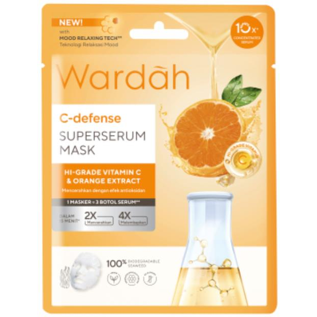 Jual Wardah C Defense Superserum Mask | Shopee Indonesia