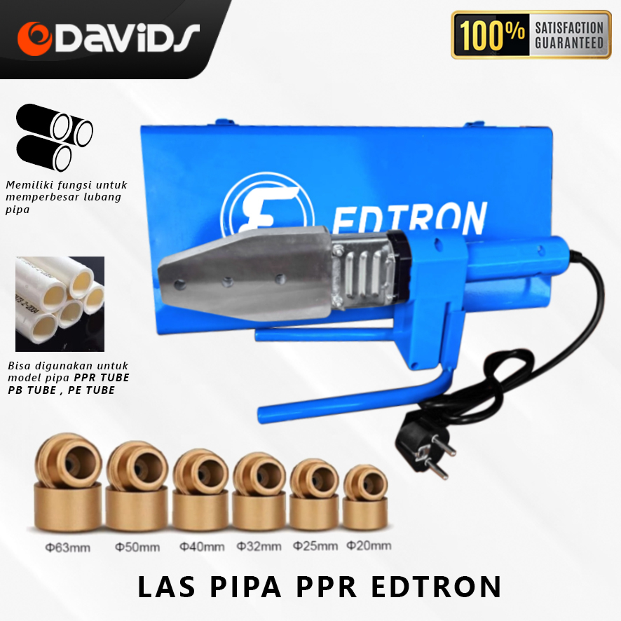 Jual Mesin Las Pipa Ppr Alat Penyambung Pemanas Pemotong Edtron ...
