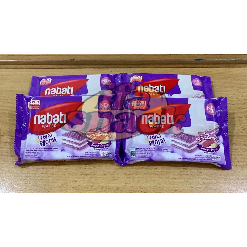 Jual Nabati Wafer (korean) Goguma 5pcs | Shopee Indonesia