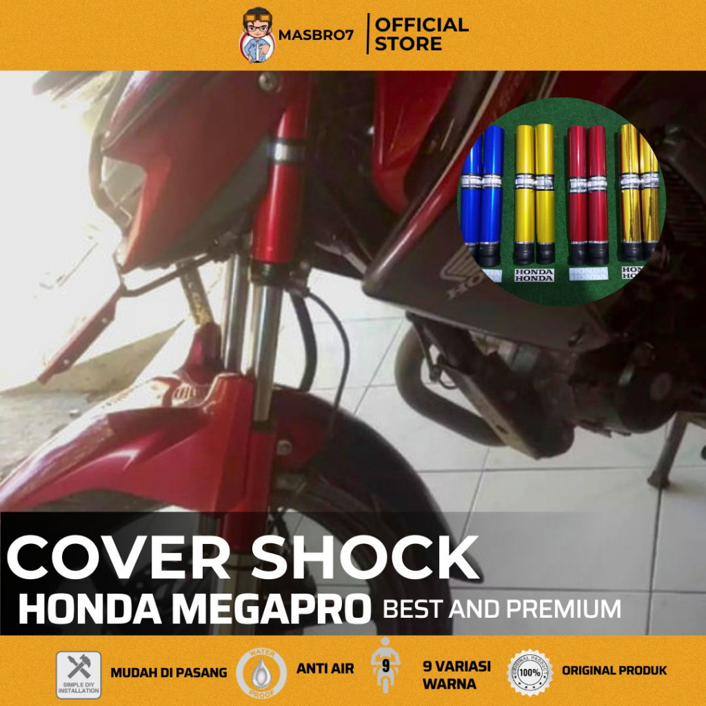 Jual COVER SHOCK Motor Honda Megapro Mono dan Megapro Primus | Shopee ...