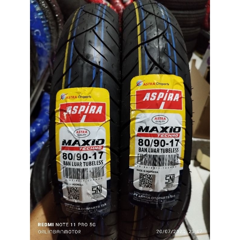 Jual Ban Belakang Satria FU tubles/Ban Aspira 80/90-17 Tubles | Shopee ...