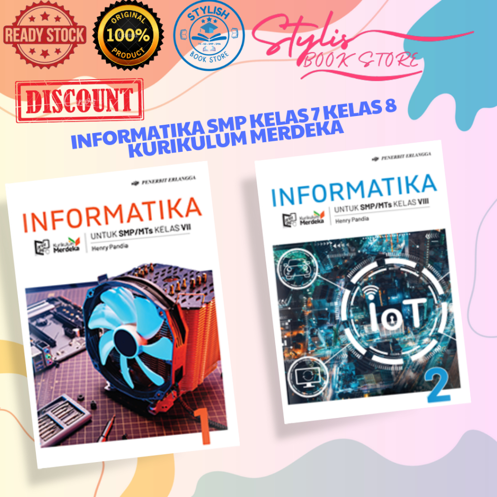 Jual INFORMATIKA SMP KELAS 7 , 8 KURIKULUM MERDEKA ERLANGGA | Shopee Indonesia