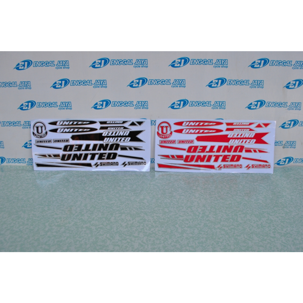 Jual Decal Sticker Stiker Sepeda United MTB Hybrid Roadbike Balap Jadul ...