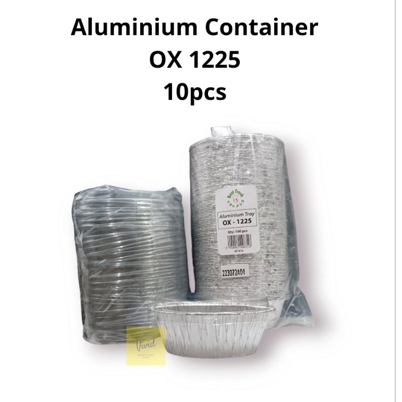 Jual Aluminium Foil Wadah Kontainer - Tipe ox-1225 isi (10 pcs ...