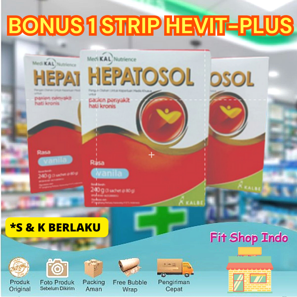 Jual Hepatosol Vanila 240 gram | Shopee Indonesia
