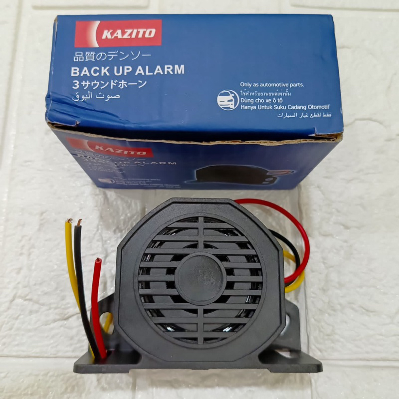 Jual KLASON KAZITO MOBIL ALARM MUNDUR 12V-36V KLAKSON BACK UP ALARM ...