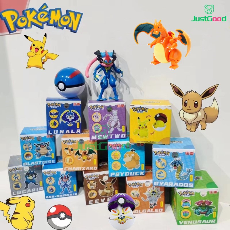 Jual Mainan Figur Pokemon Pokeball /Action Figure Pokemon Ball Pikachu ...