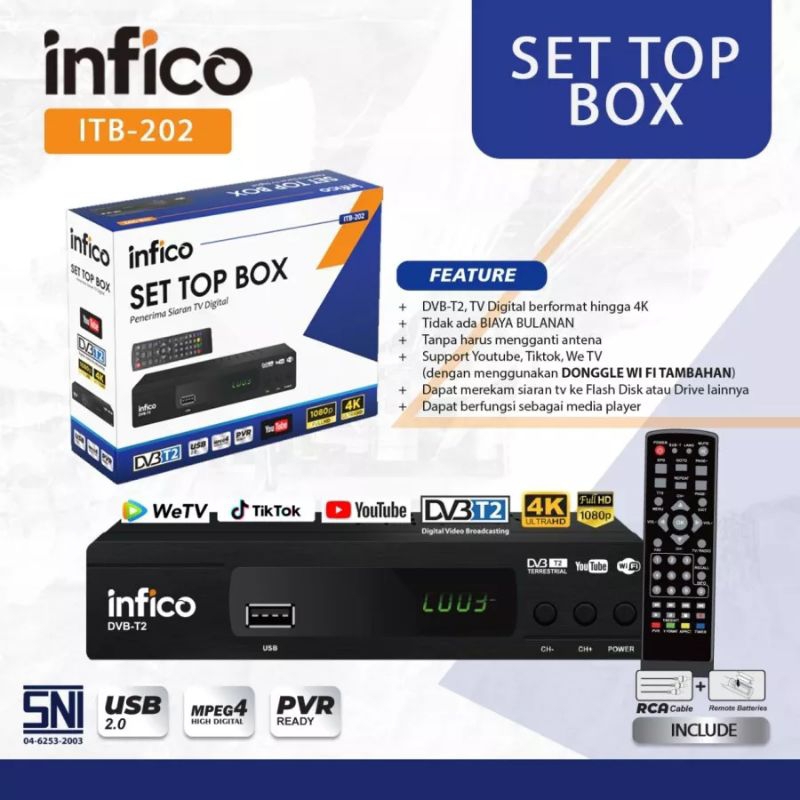 Jual Set Top Box sogo STB digital Reciever STB tv tabung SNI | Shopee ...
