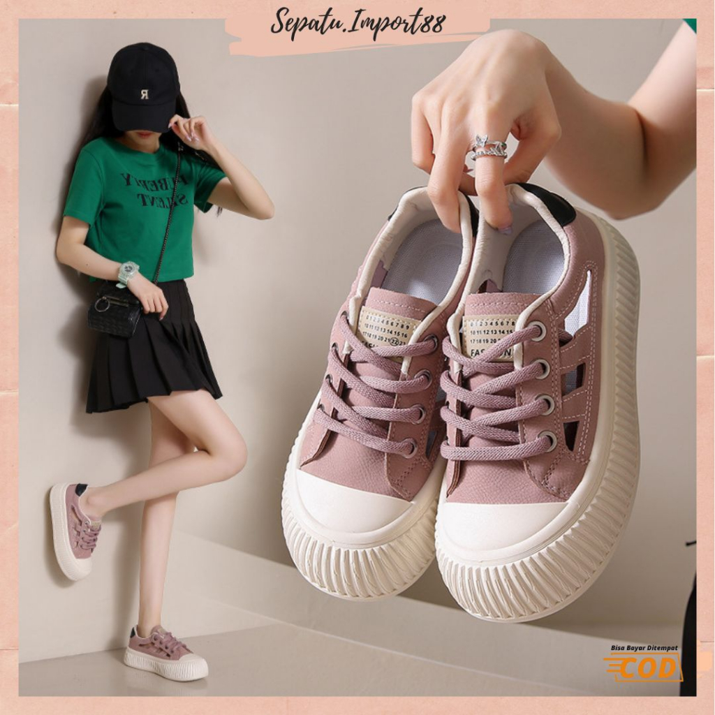 Jual [SEPATU IMPORT88] SP-687 Sepatu Wanita Sneakers Wanita Model Korea ...