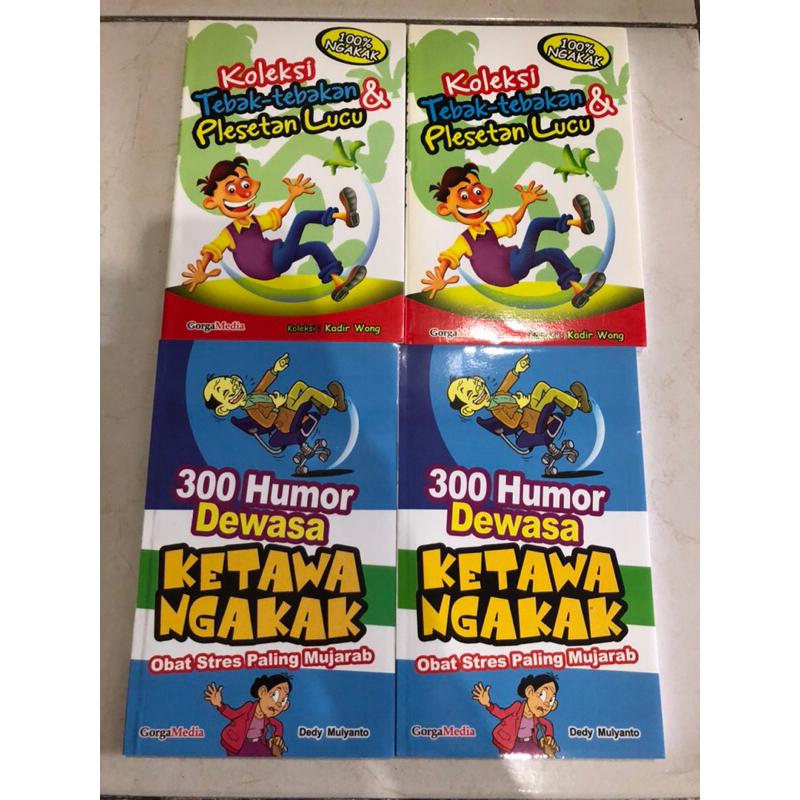 Jual ( PROMO BUKU MURAH ORIGINAL ) BUKU HUMOR / KOMEDI / KETAWA NGAKAK ...
