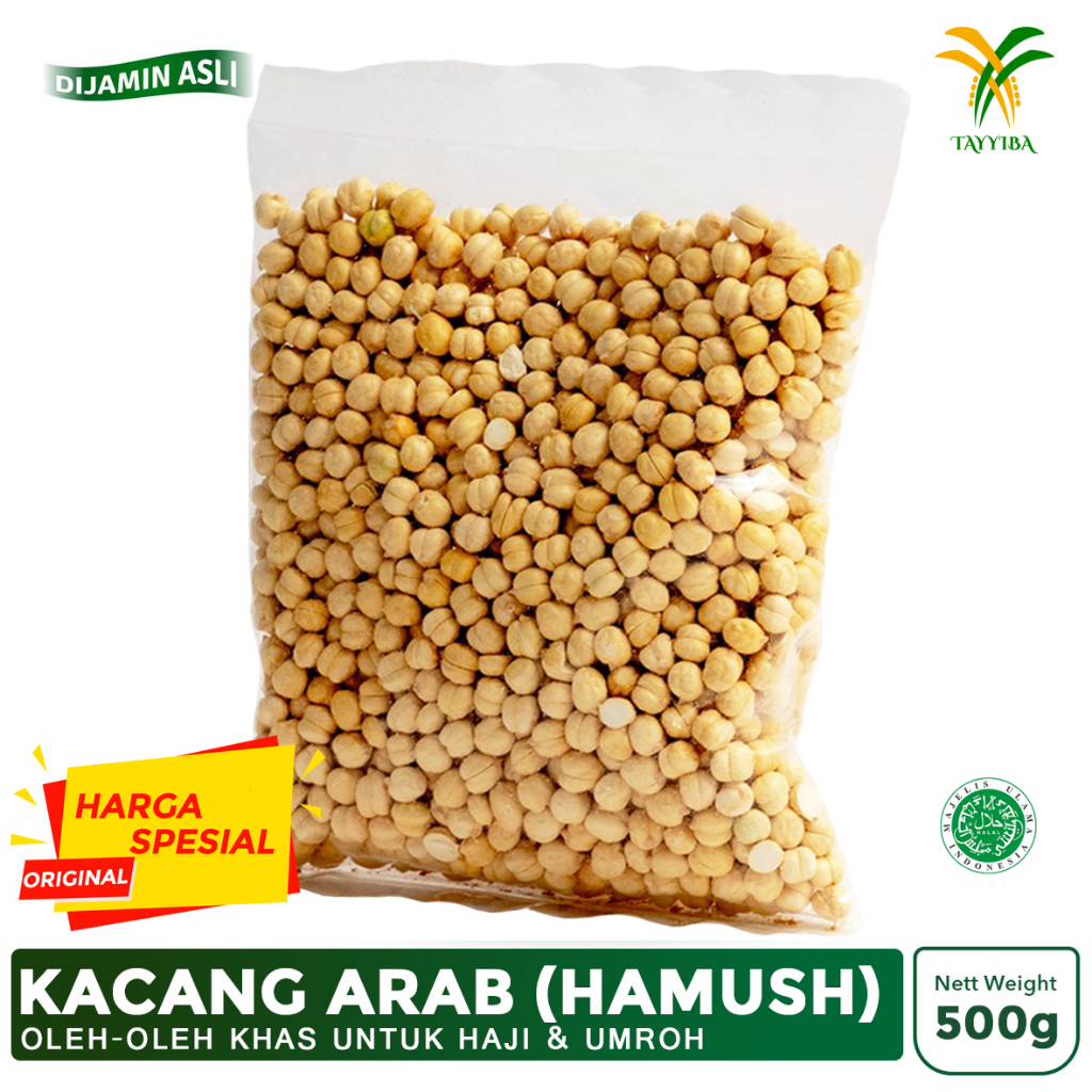 Jual Kacang Arab Hamush Oleh Oleh Haji dan Umroh 500g | Shopee Indonesia
