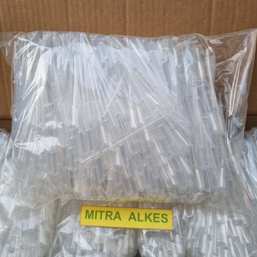 Jual Pipet Tetes Plastik 0,5ml. Pasteur Dropping Pipette 0,5 ml. Pipet ...